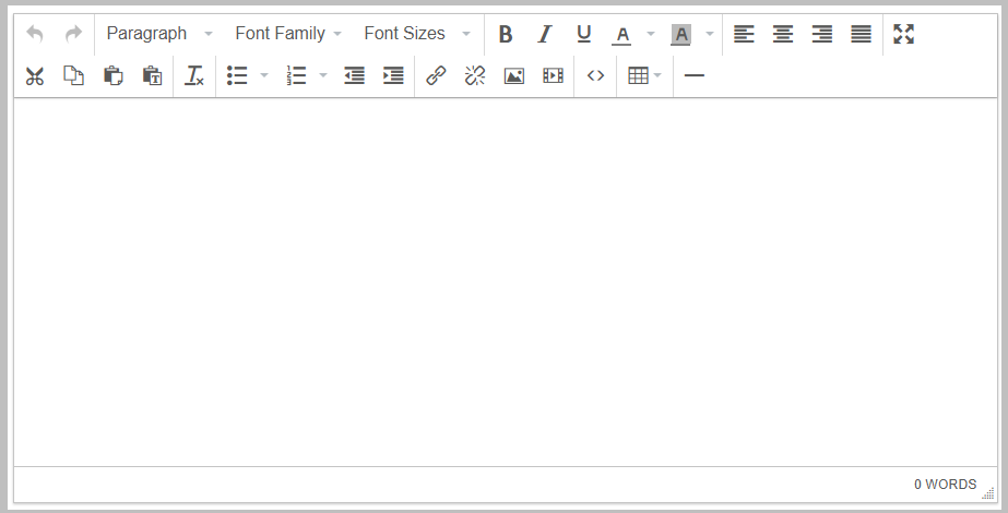 Using the WYSIWYG Editor